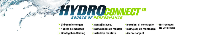 Valeo HydroConnect Instruções de montagem | Valeo Technical Assistance